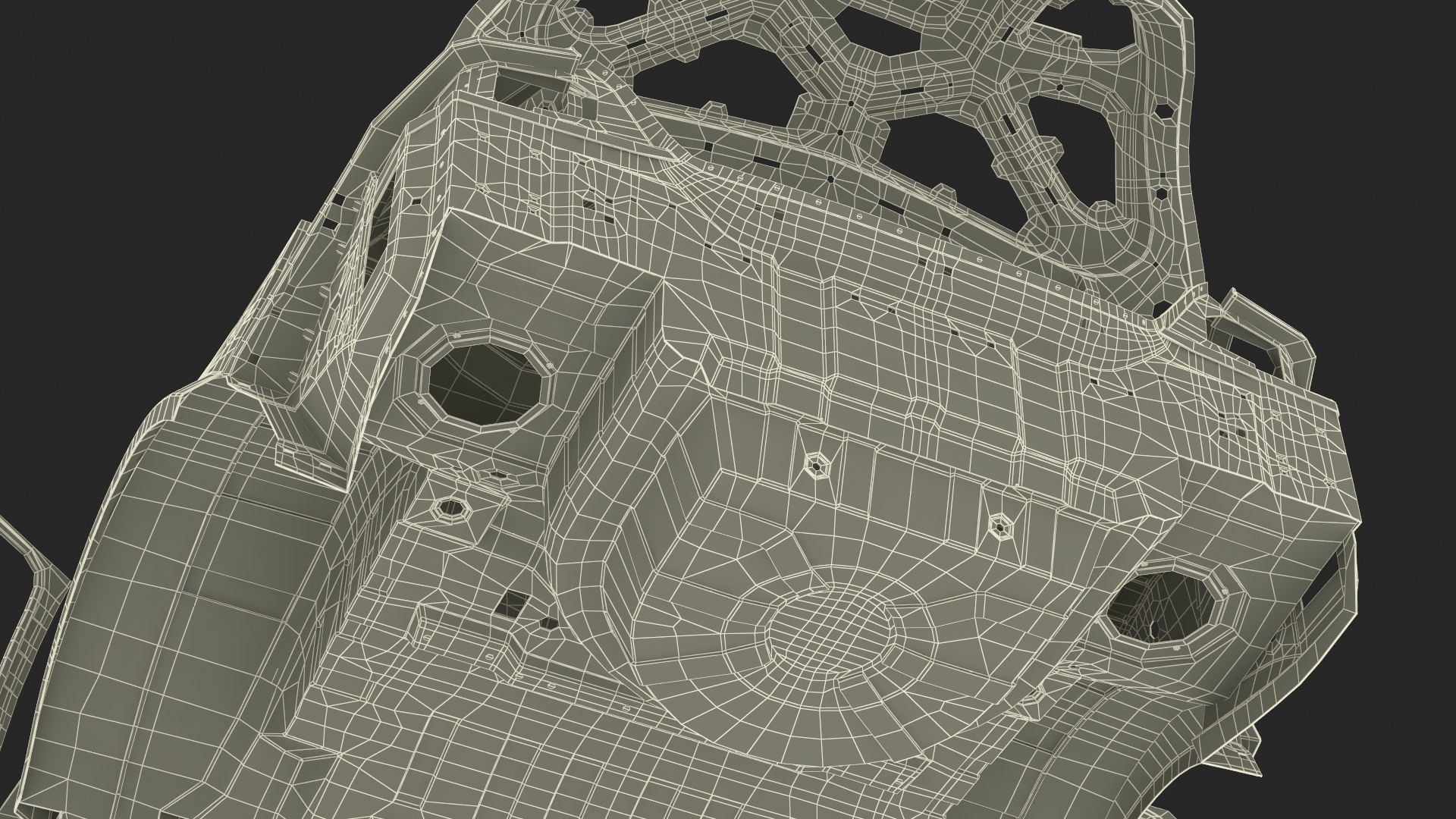 3D Model Car Frame Unibody Structure Rigged - TurboSquid 2212778