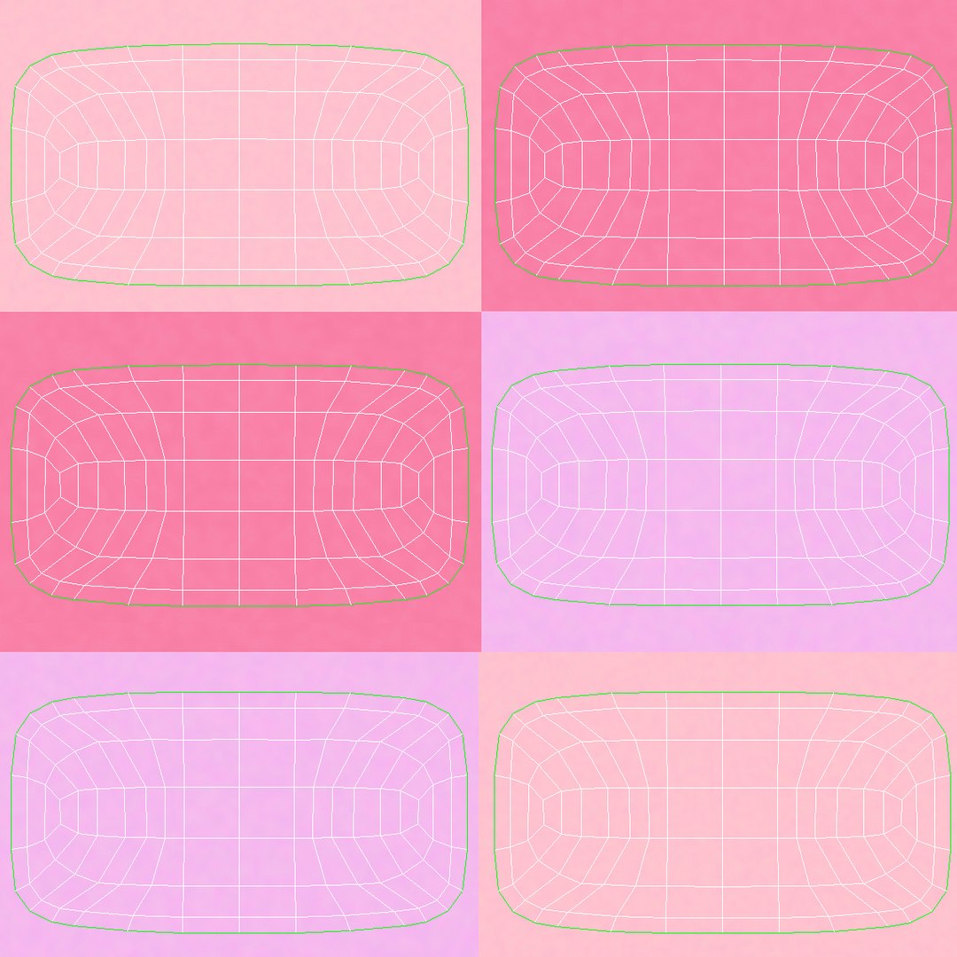 Chewing Gum Pads Colored 3D Model - TurboSquid 2051143