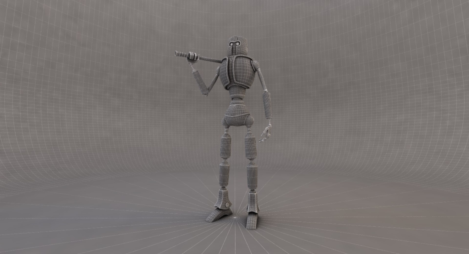 Sci-fi Factory Worker Robot Model - TurboSquid 1155128