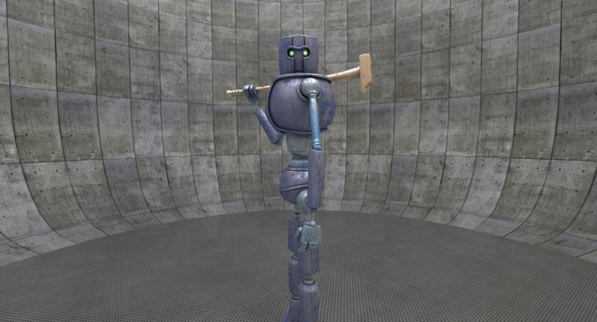 Sci-fi Factory Worker Robot Model - TurboSquid 1155128