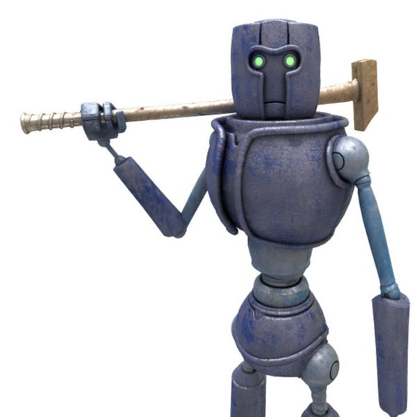 Sci-fi factory worker robot model - TurboSquid 1155128