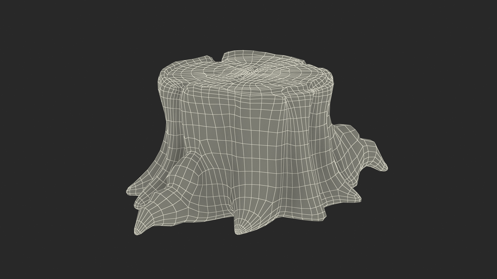 3D Stylized Tree Stump - TurboSquid 2012429