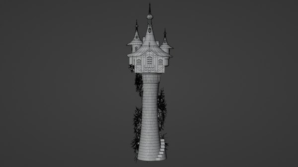 3D Mystic Medieval Tower - TurboSquid 1858508