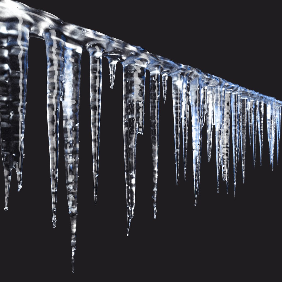 3D Icicles Water - TurboSquid 1493170