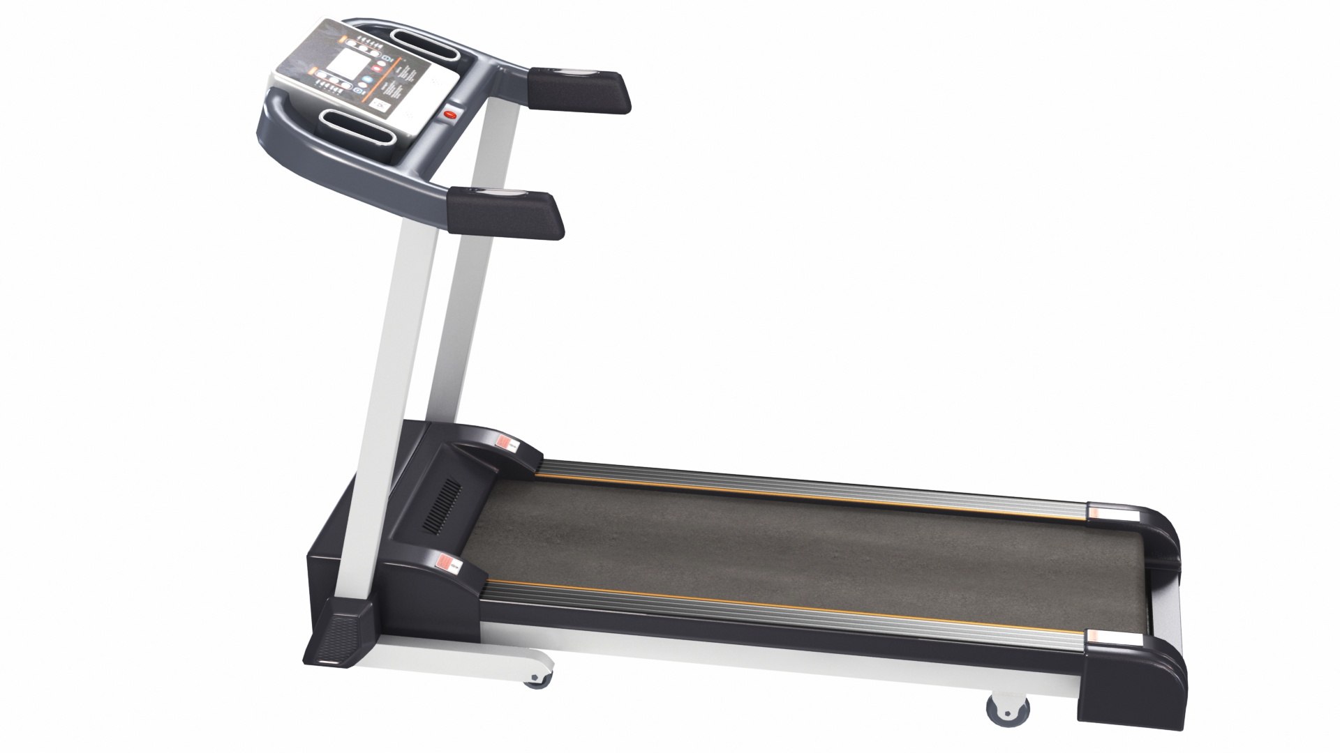 GYM Running Machine White 3D Model - TurboSquid 1816959