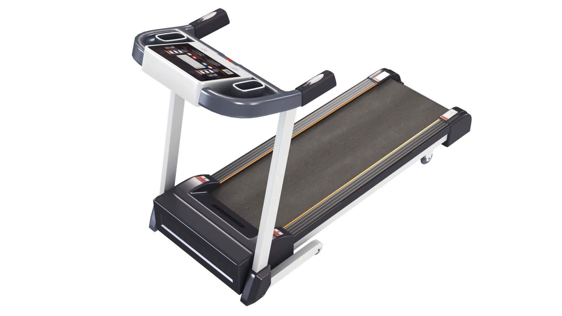 GYM Running Machine White 3D Model - TurboSquid 1816959