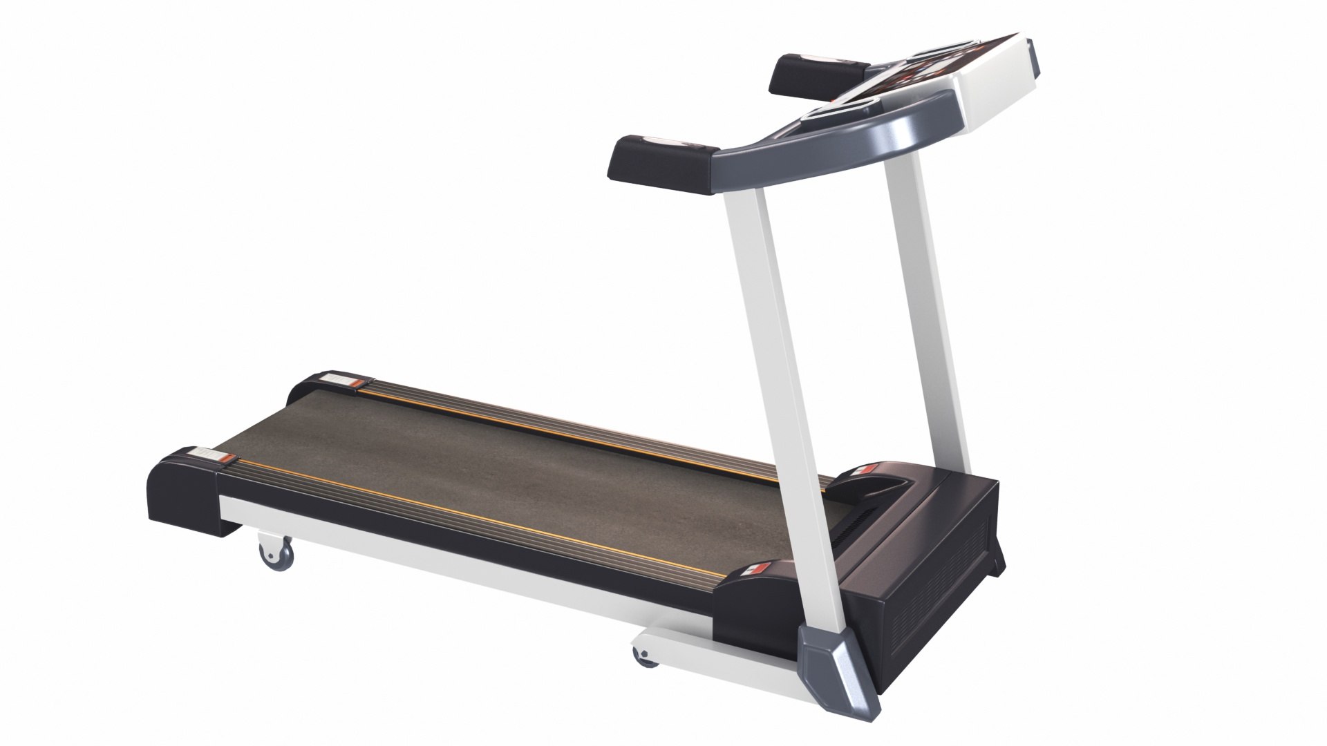 GYM Running Machine White 3D Model - TurboSquid 1816959