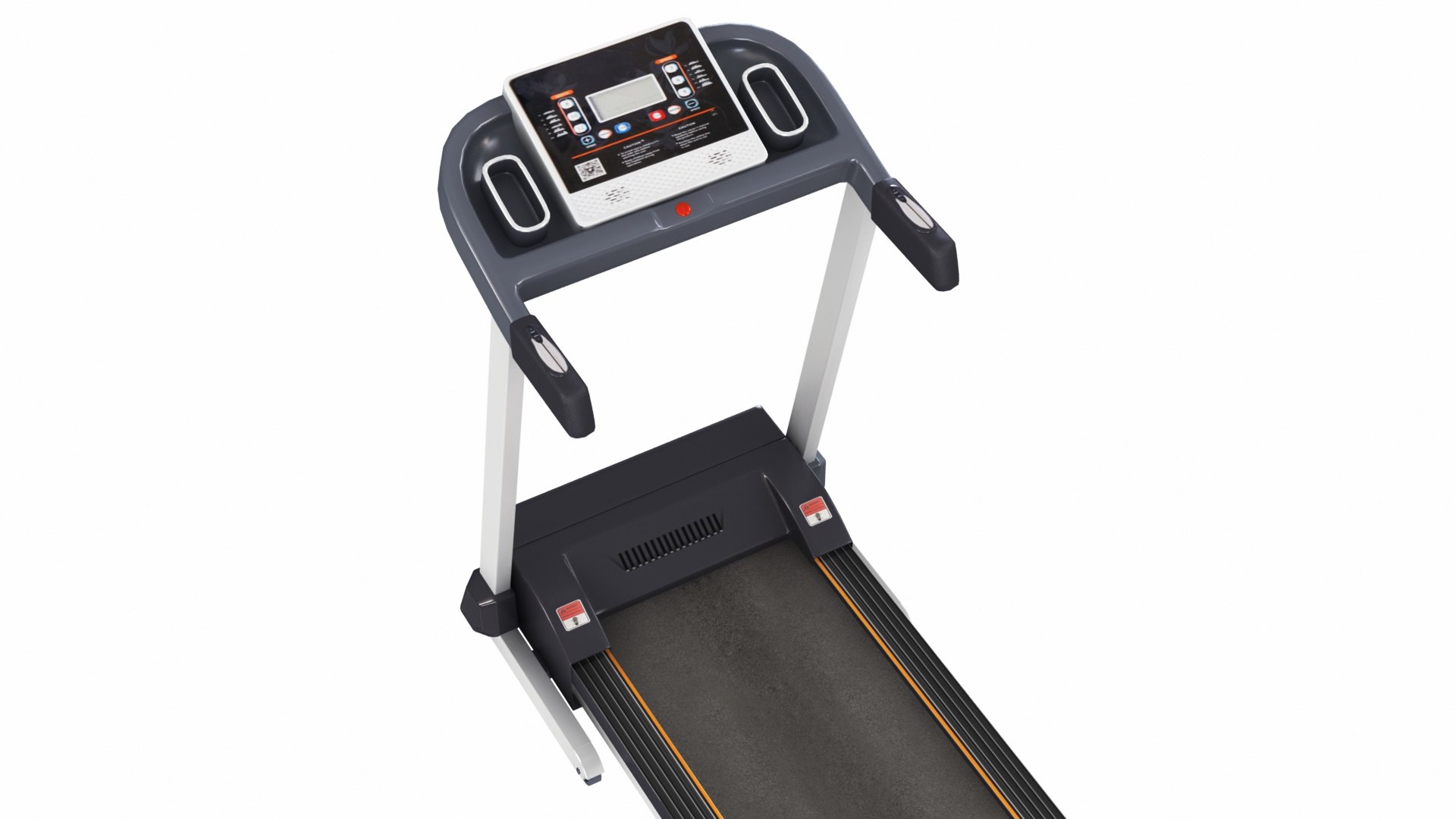 GYM Running Machine White 3D Model - TurboSquid 1816959