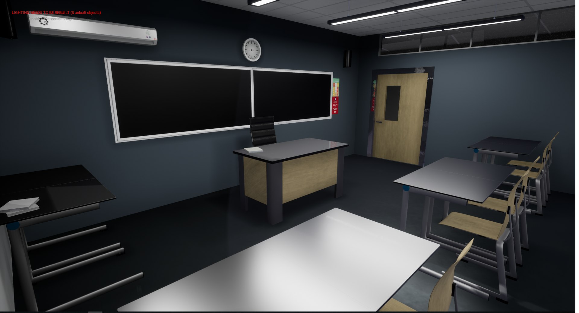 3D Classroom Scene Ready Model - TurboSquid 1344403