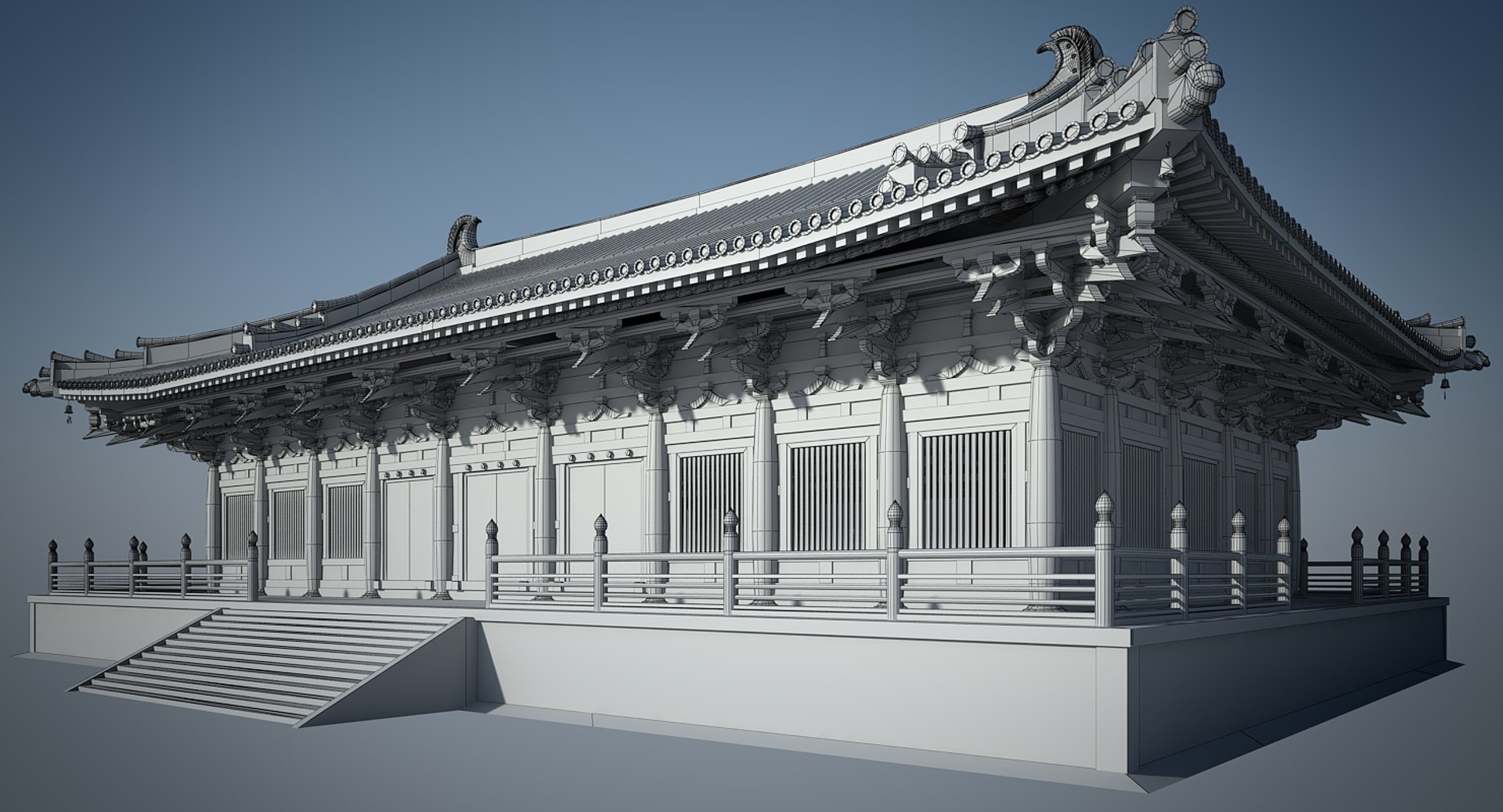 3ds Max Chinese Palace