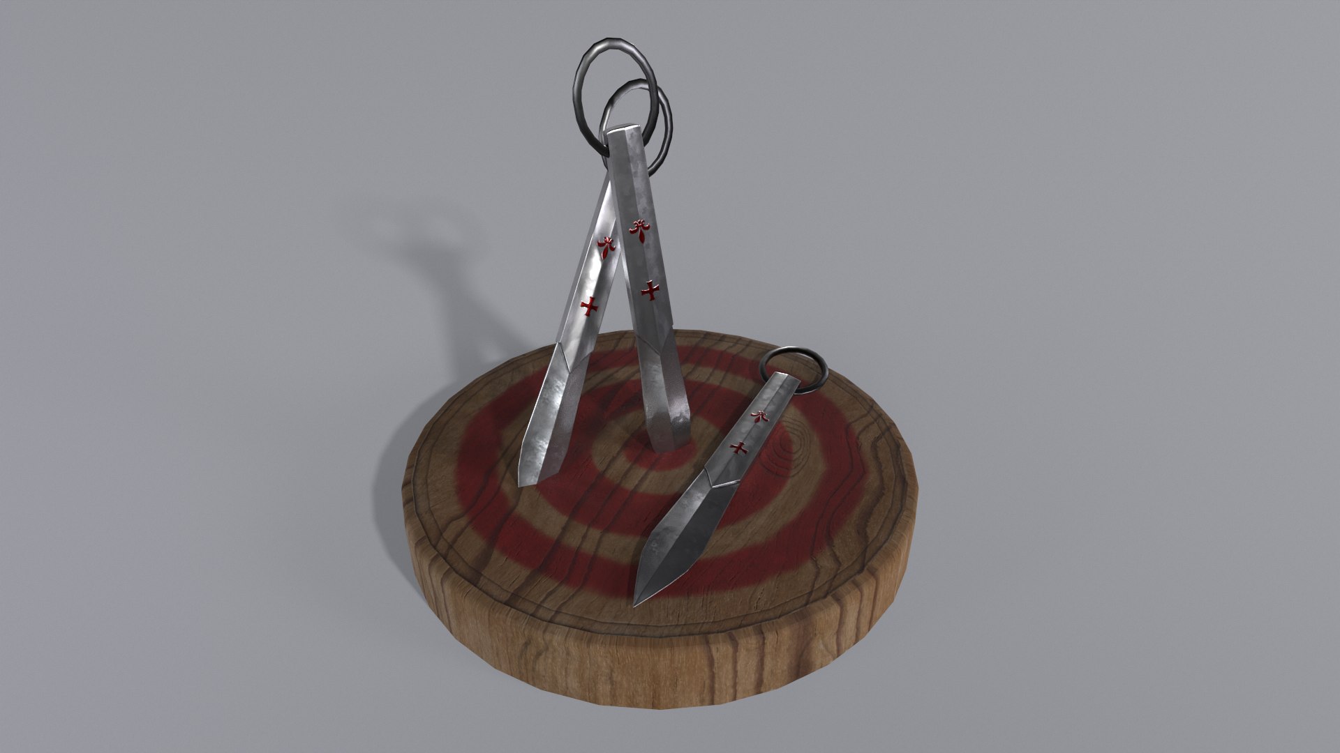 3D Model Throwing Knife - TurboSquid 2123181