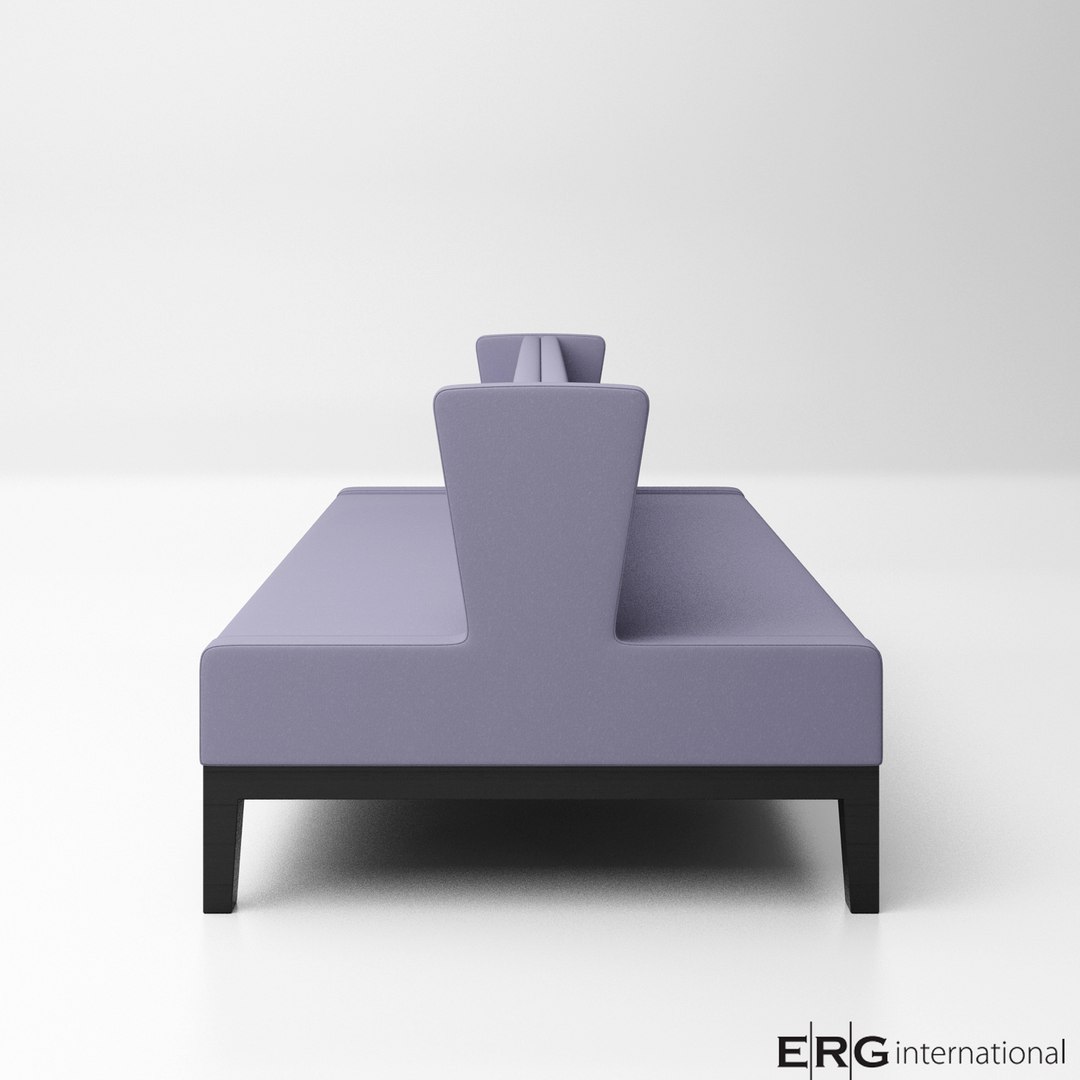 3D Erg International Symphony Banquette Model - TurboSquid 1178930