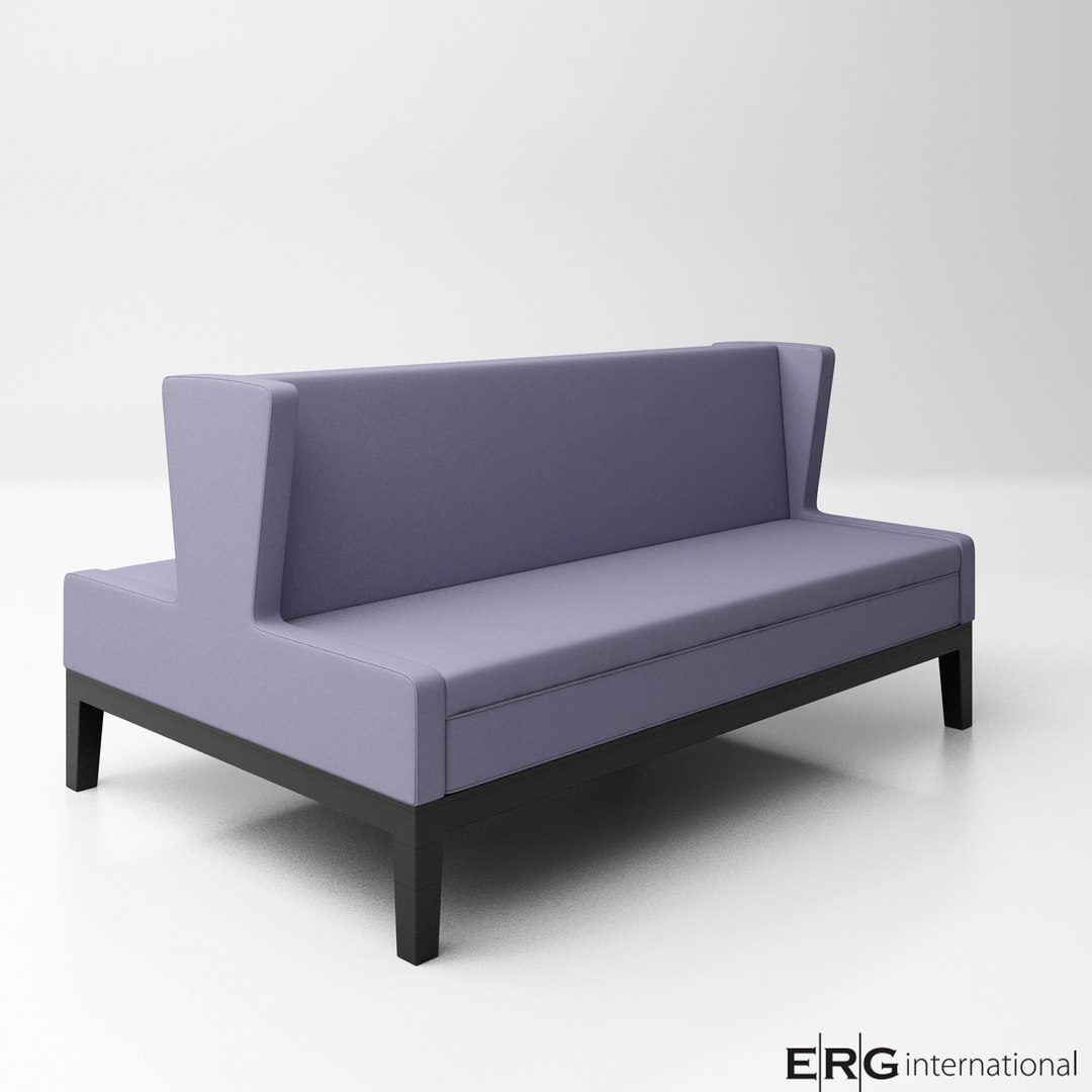 3D Erg International Symphony Banquette Model - TurboSquid 1178930