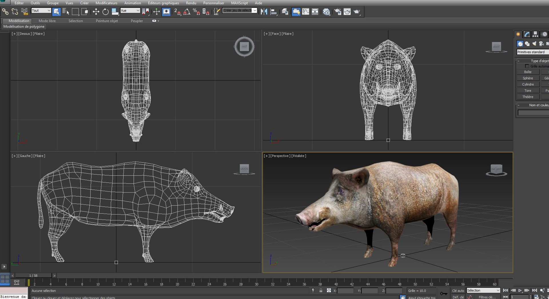 Wild Boar Ready 3D Model - TurboSquid 1239313