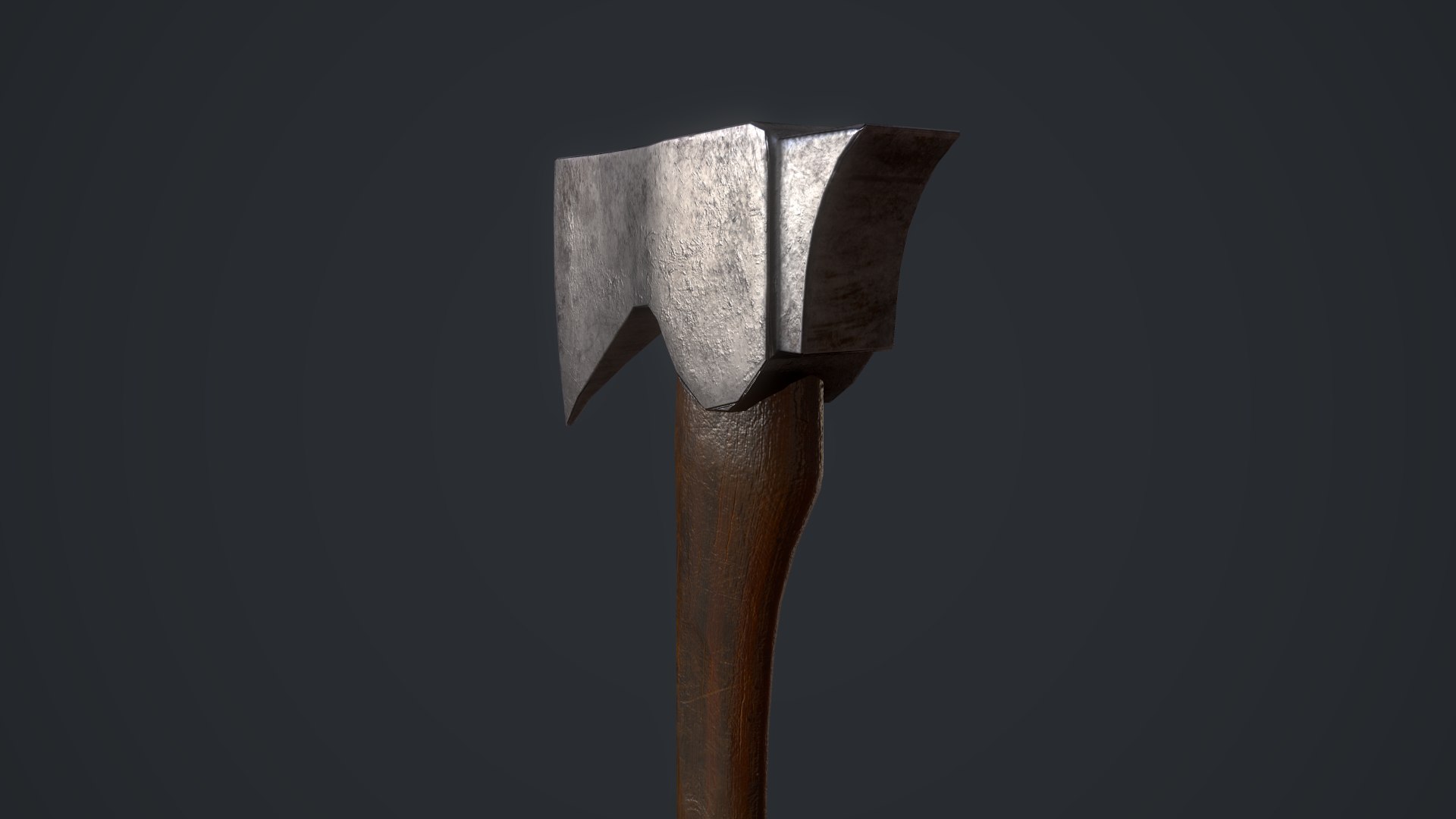 3D Hatchet Metallic - TurboSquid 1422757