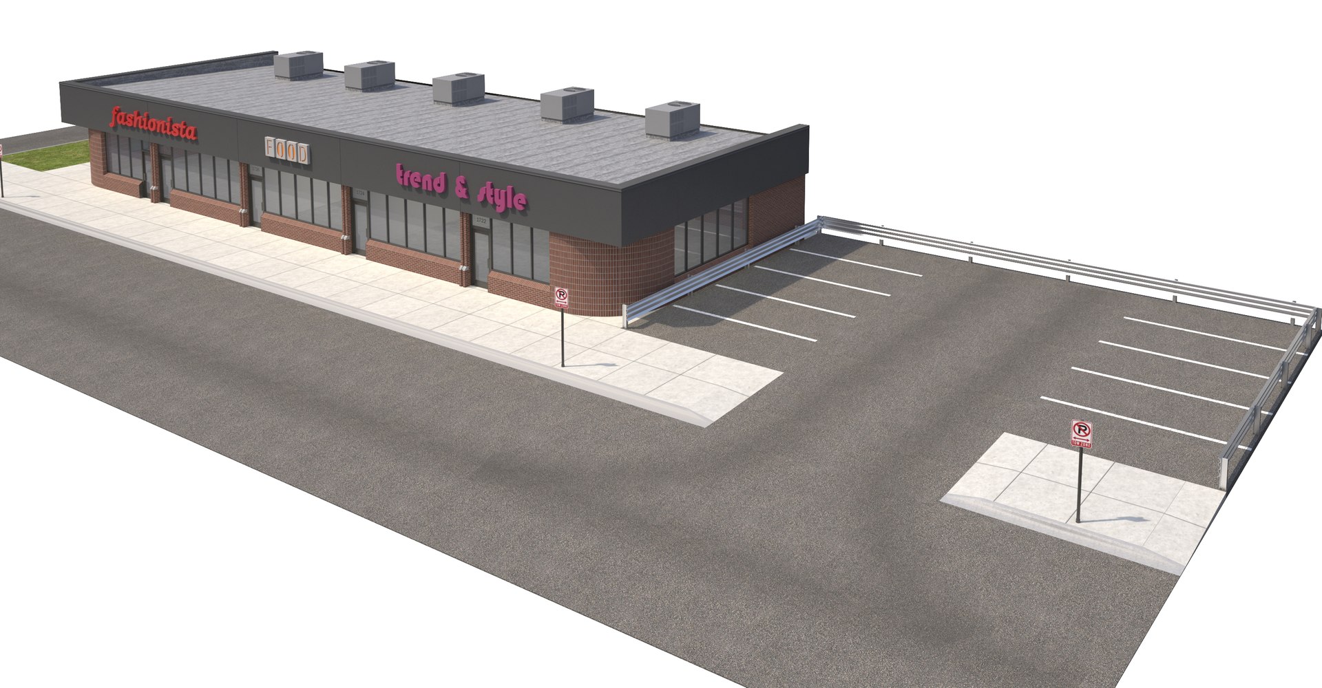 3D Store Retailer Mall - TurboSquid 1653721