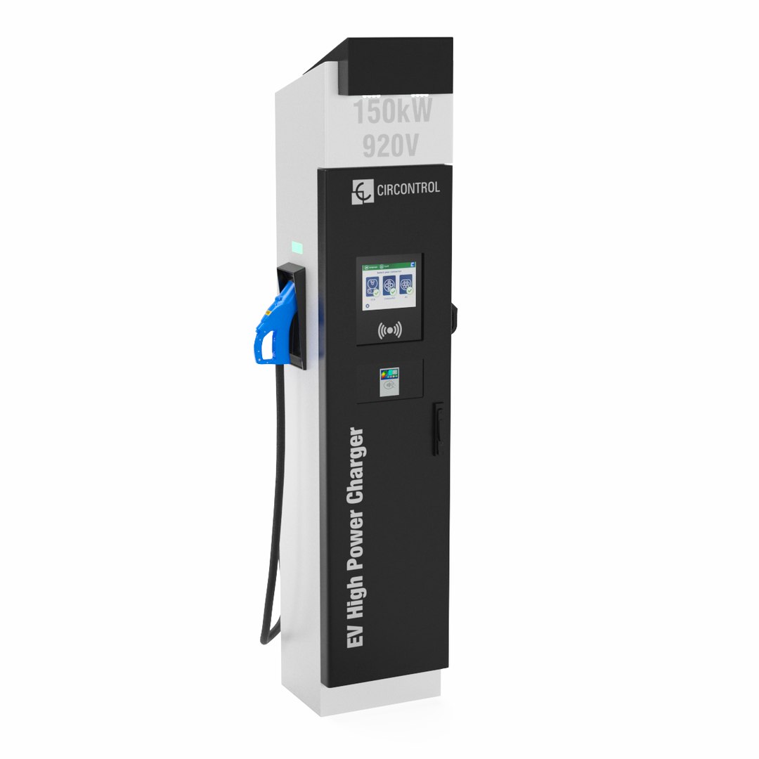 Circutor Raption 150 EV Fast Charging Station Model - TurboSquid 2277775