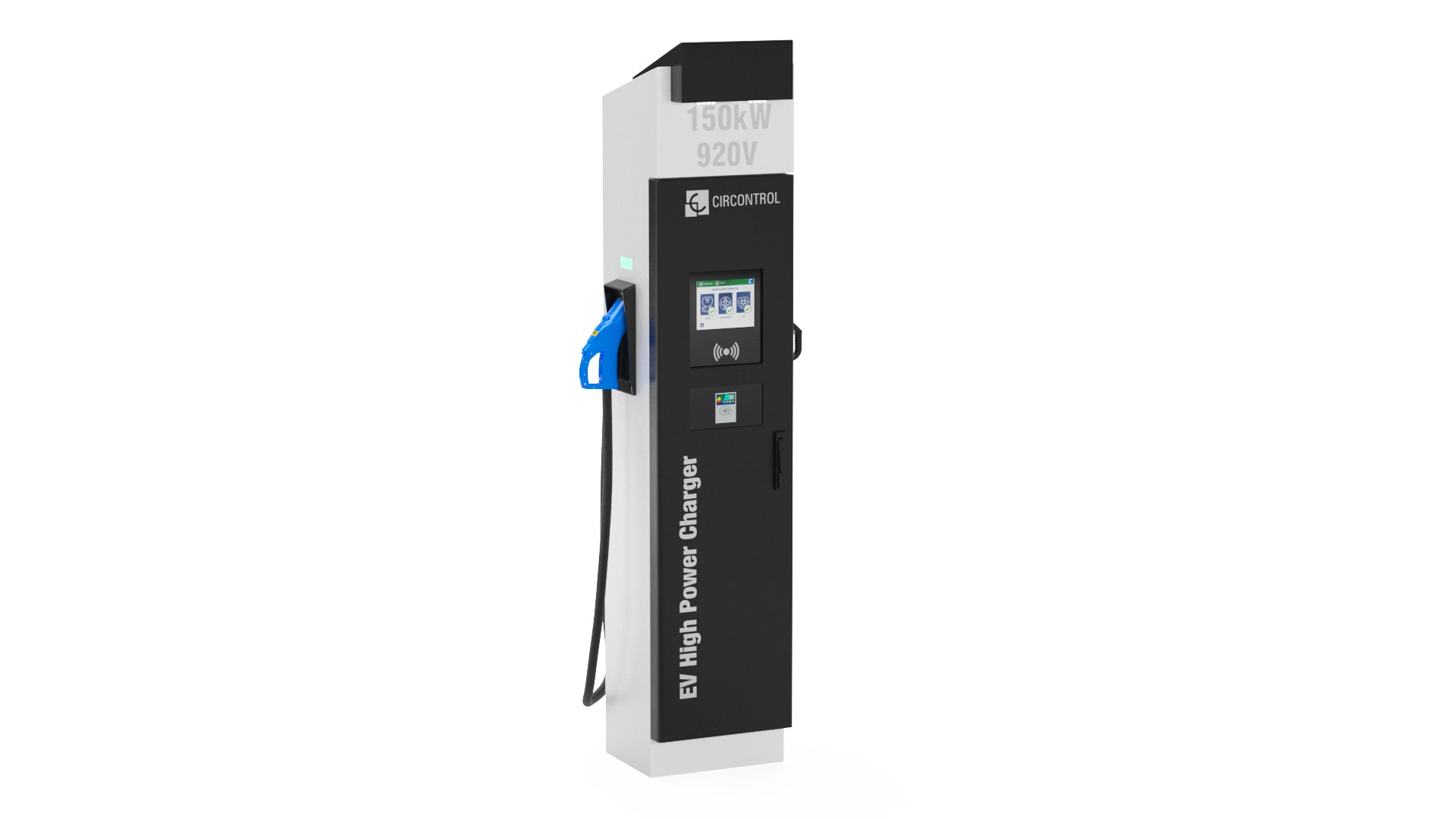 Circutor Raption 150 EV Fast Charging Station Model - TurboSquid 2277775