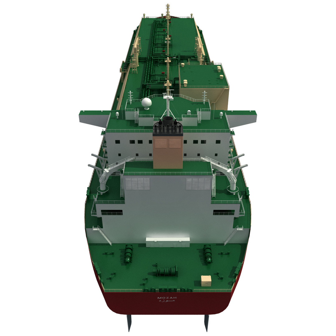 q-max carrier lng mozah 3d model