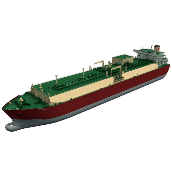 q-max carrier lng mozah 3d model