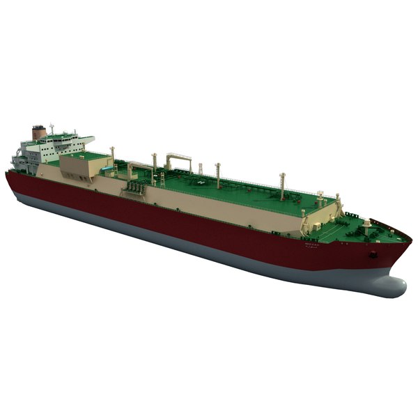 q-max carrier lng mozah 3d model