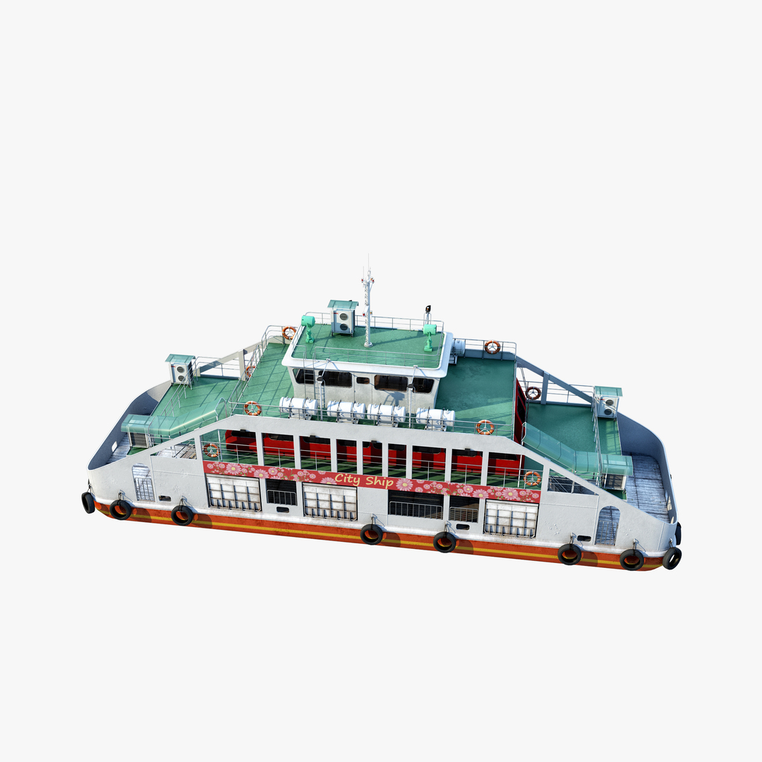 3d Cijin Ferry Model