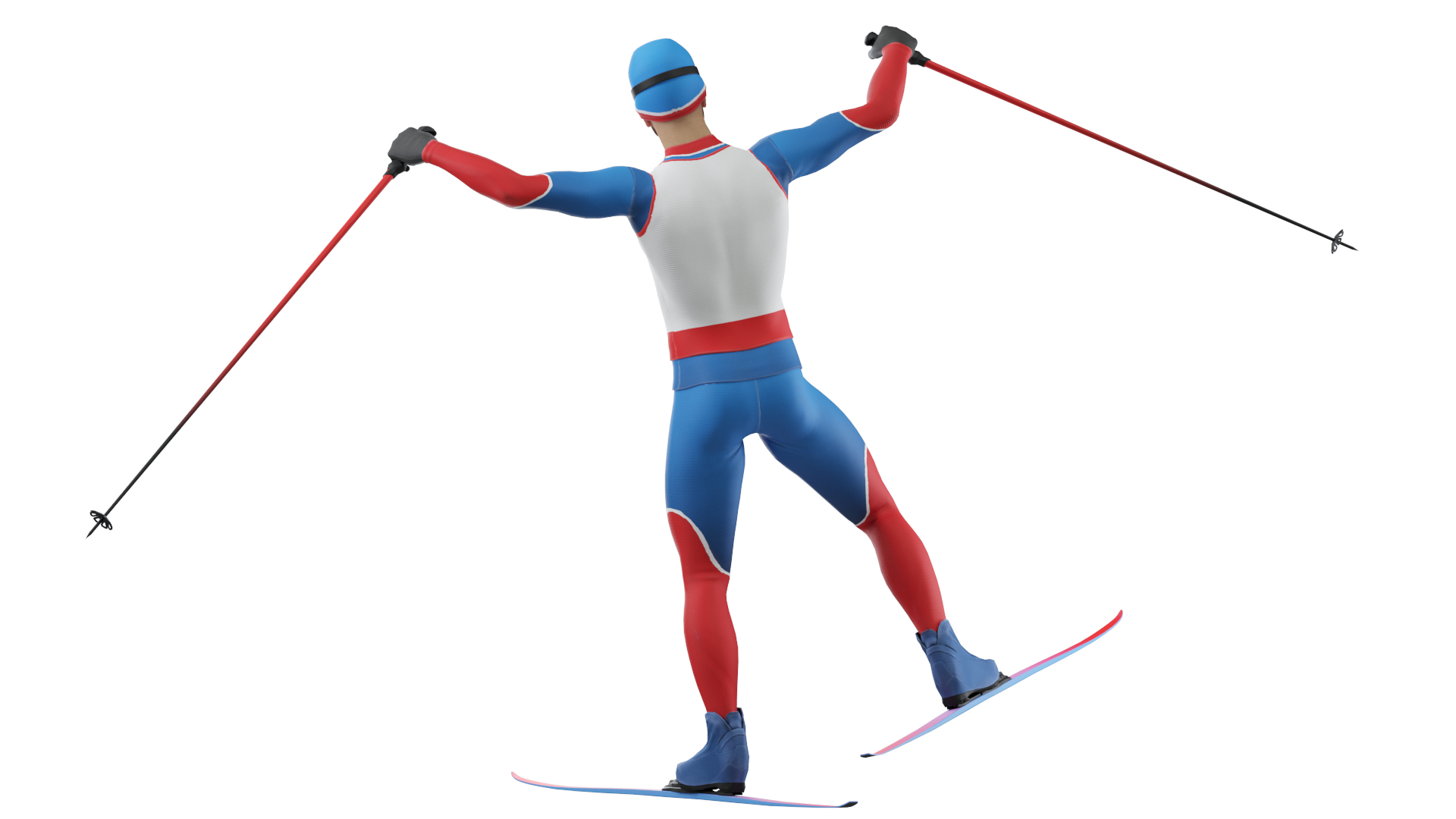 3D Skier - TurboSquid 1734819