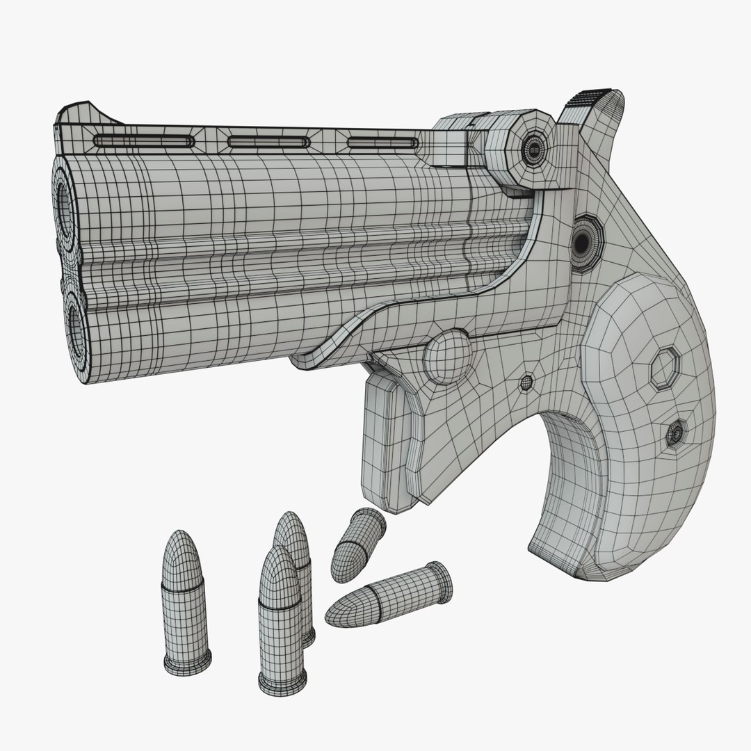 Mini Pistol Corba Pbr 3D Model - TurboSquid 1286086