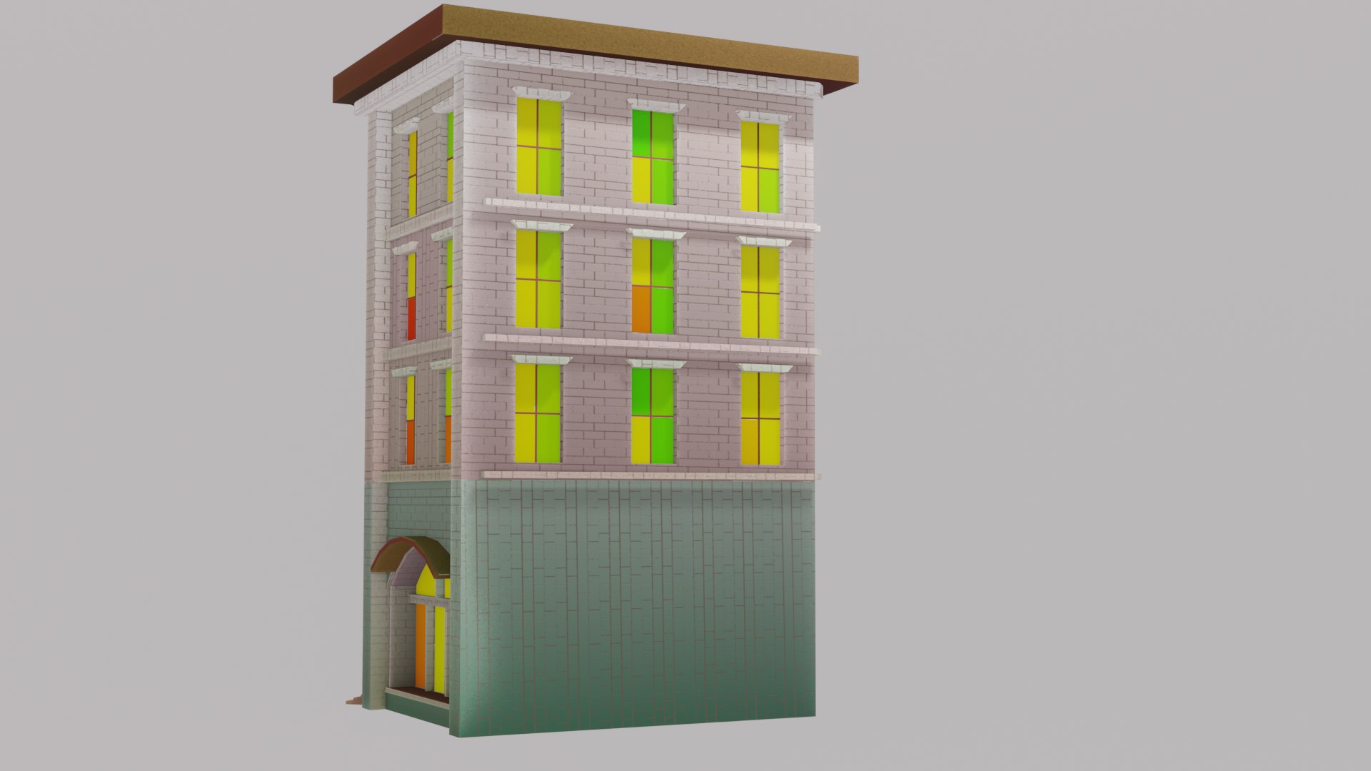 Free PBR Stylized Building 3D Model - TurboSquid 2046978