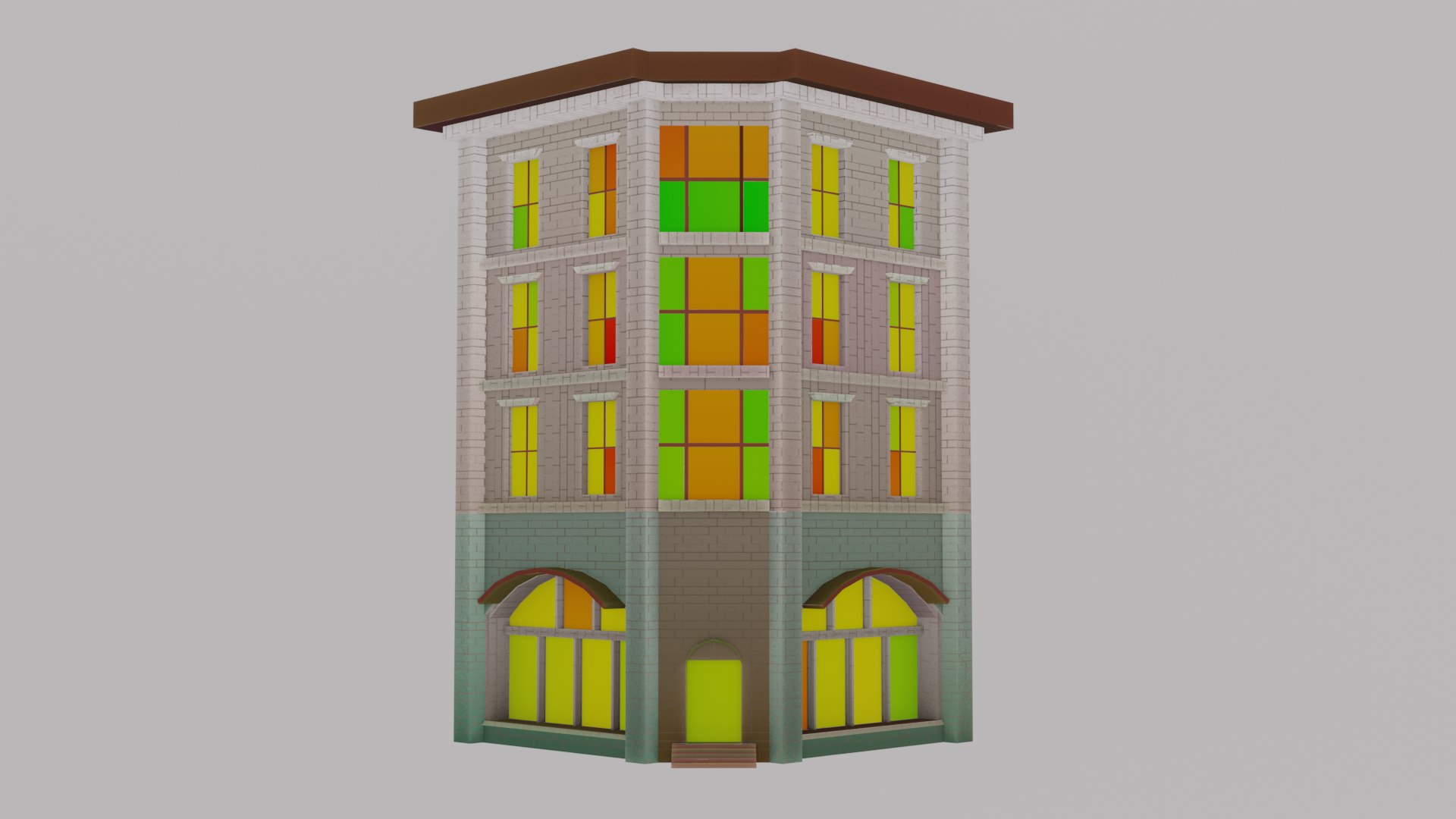 Free PBR Stylized Building 3D Model - TurboSquid 2046978