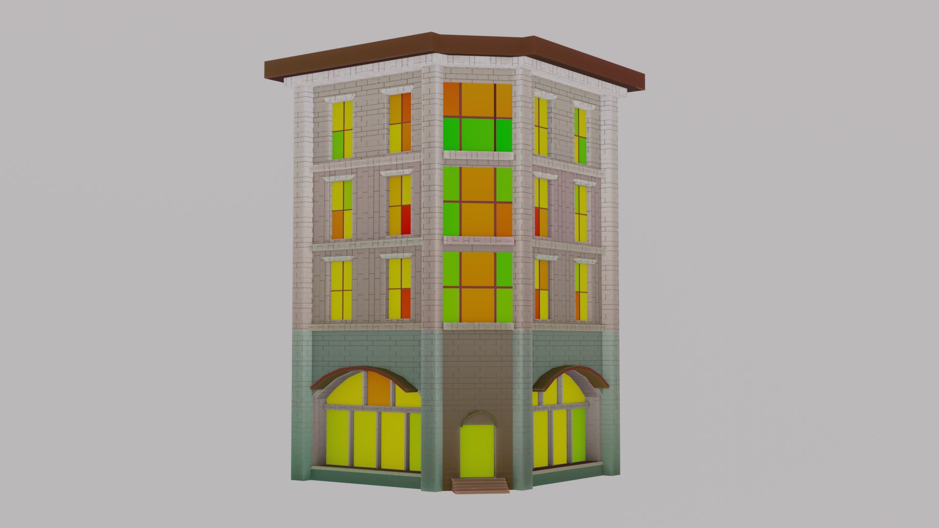 Free PBR Stylized Building 3D Model - TurboSquid 2046978