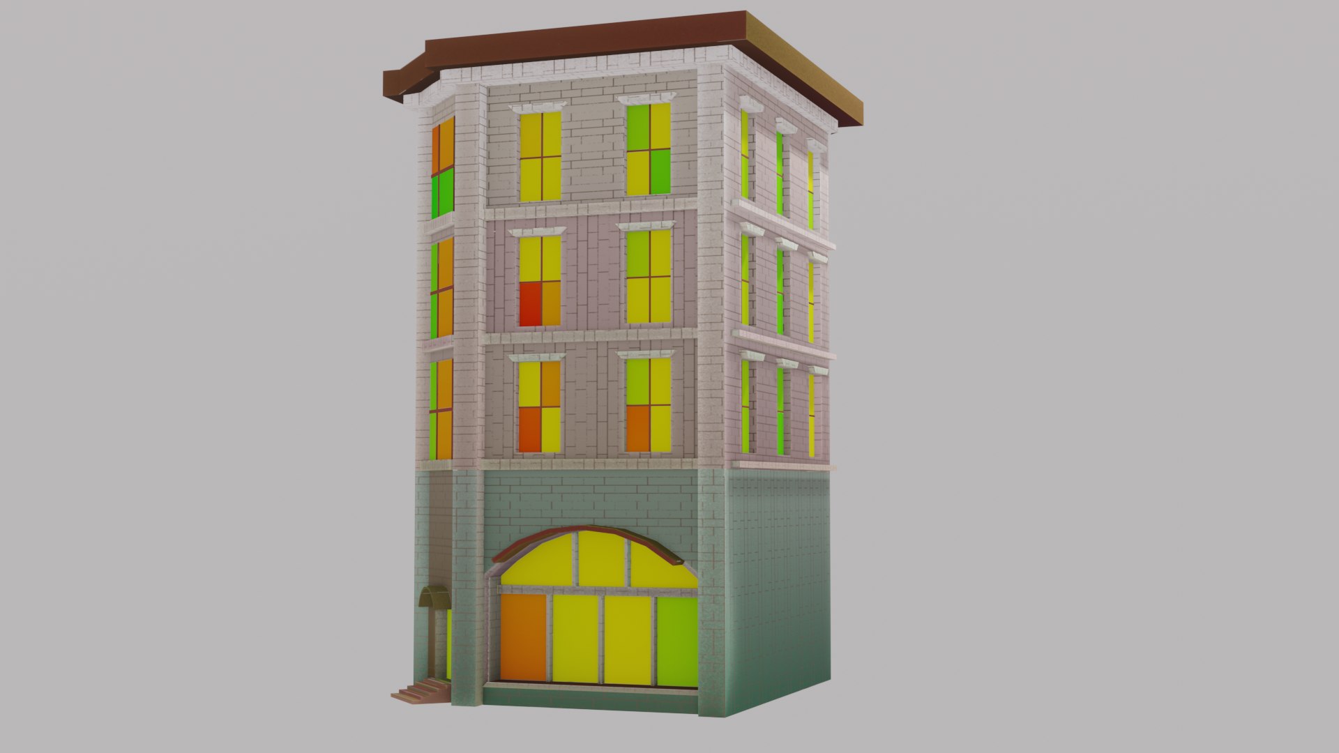 Free PBR Stylized Building 3D Model - TurboSquid 2046978