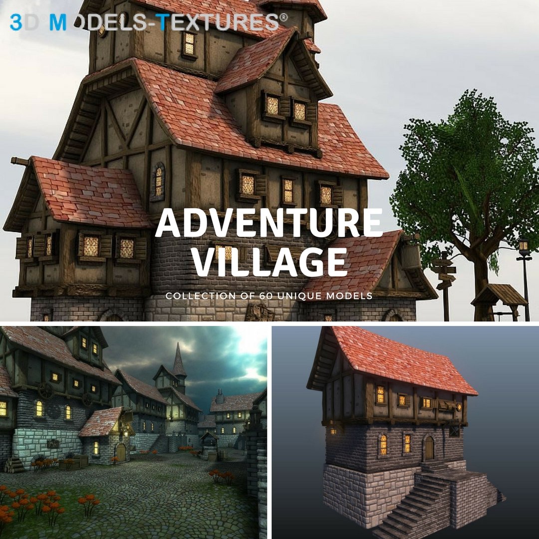 3D Villages Model - TurboSquid 1206817