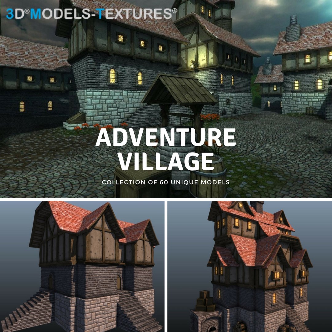 3D Villages Model - TurboSquid 1206817