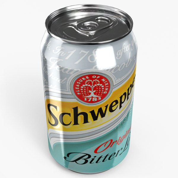 modelo 3d Lata de bebida 330 ml Schweppes - TurboSquid 1974086