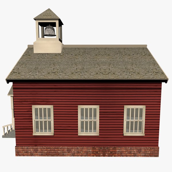 school house 3d model