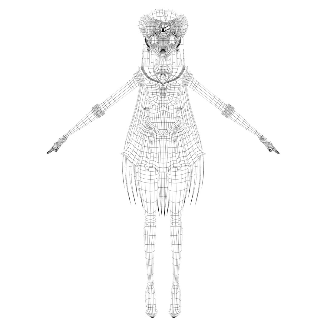 3D Sailor Mars Model - TurboSquid 1462196