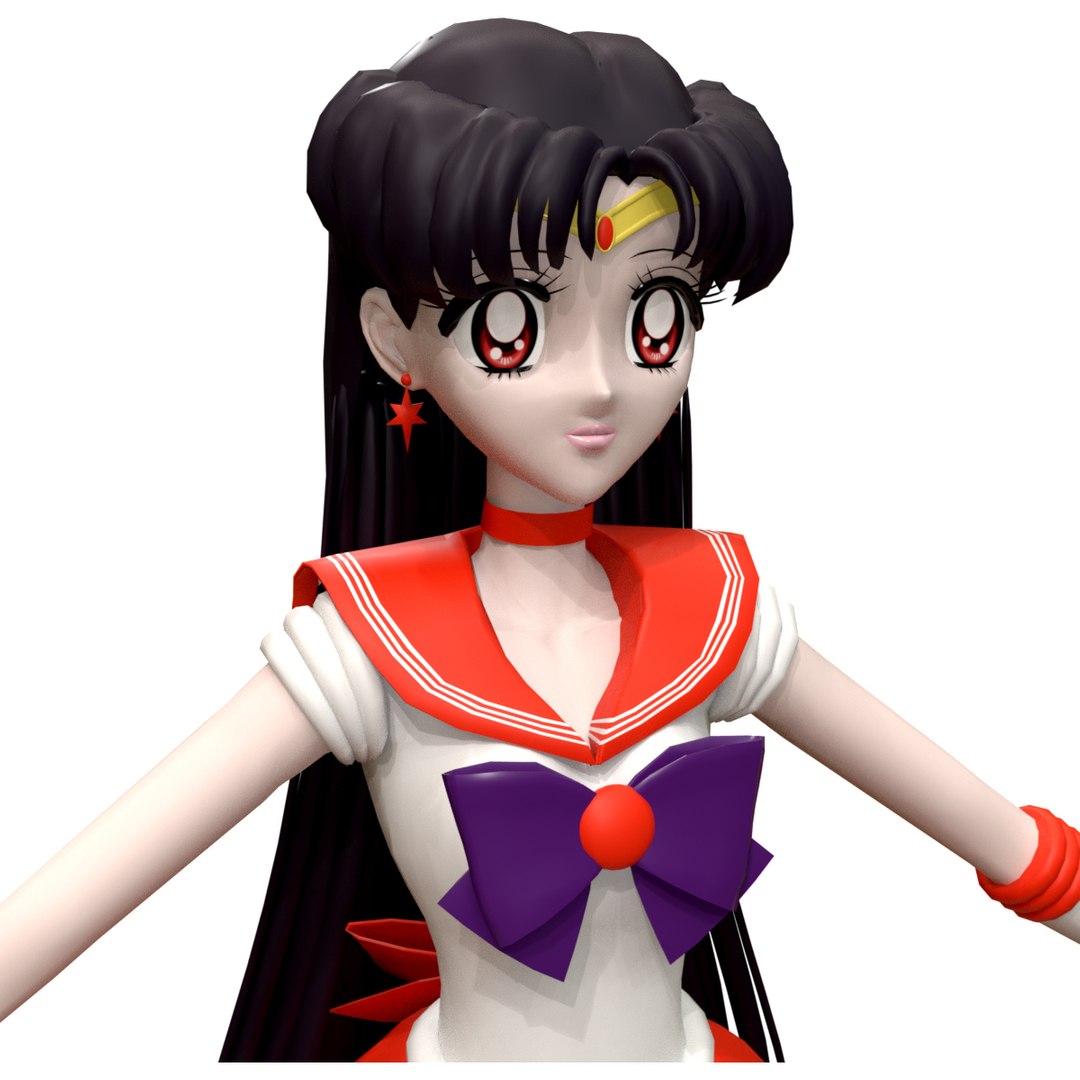 3D Sailor Mars Model - TurboSquid 1462196