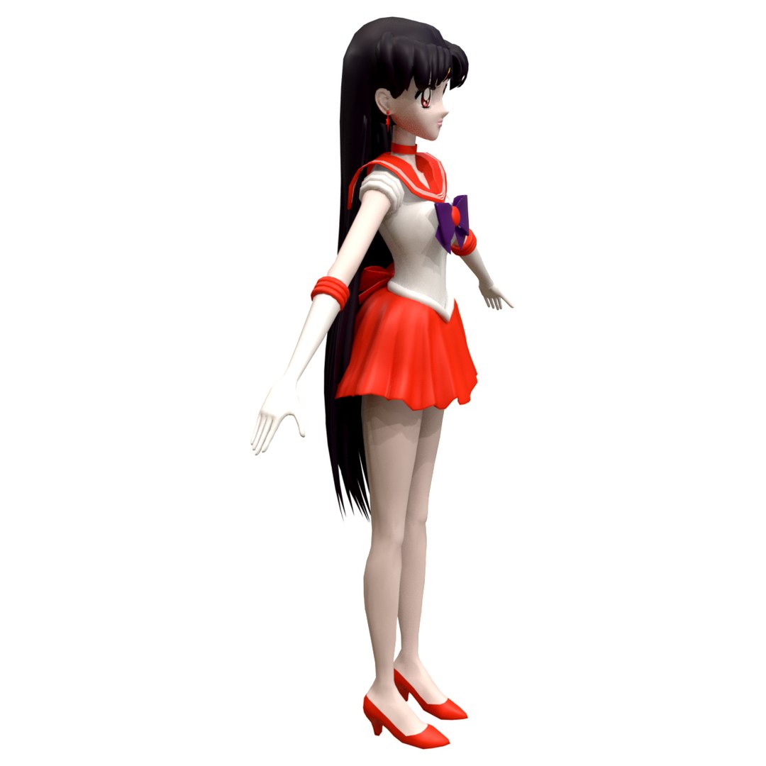 3D Sailor Mars Model - TurboSquid 1462196
