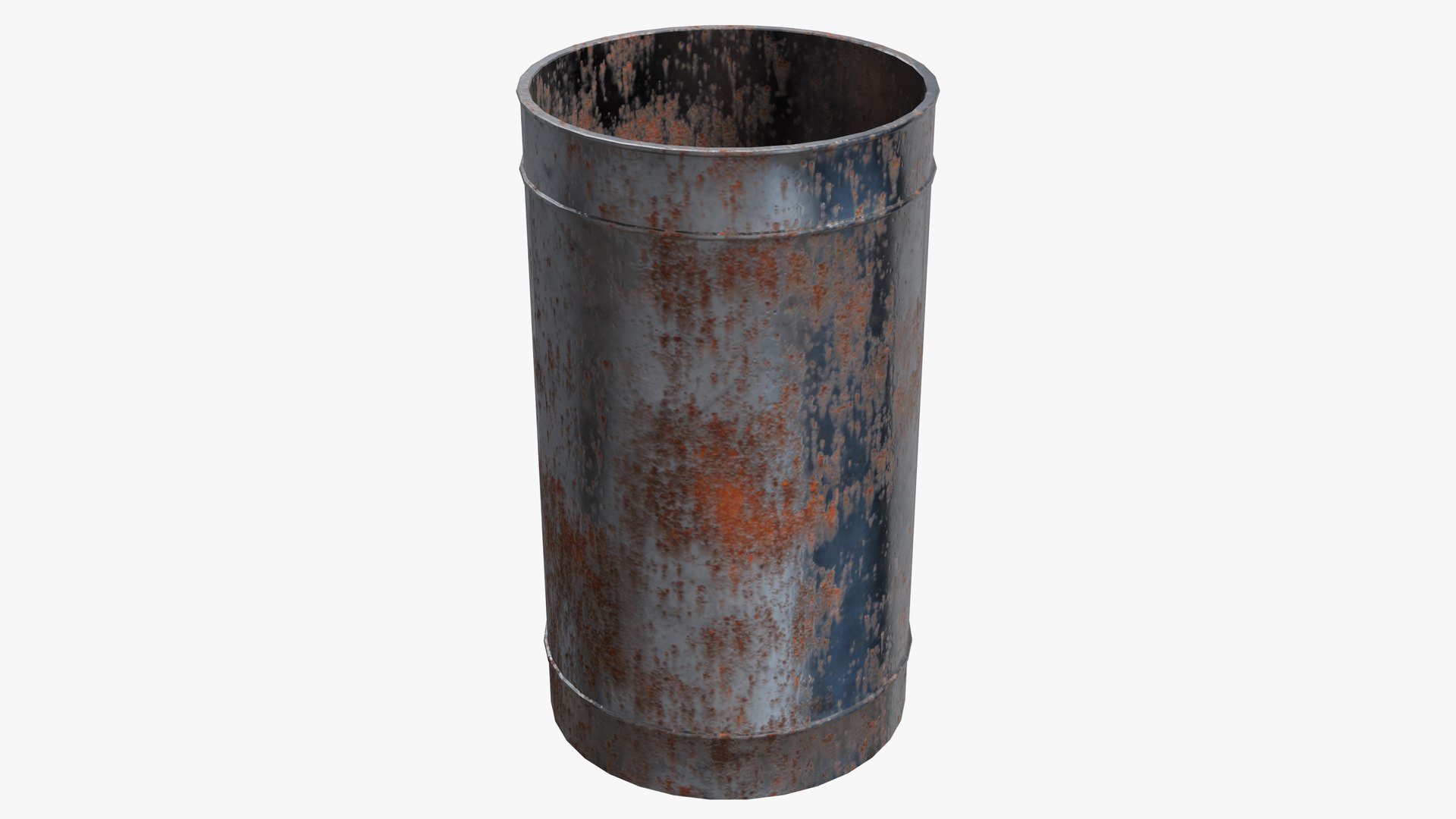 3D Metal Barrel - Low Poly Model - TurboSquid 2356391