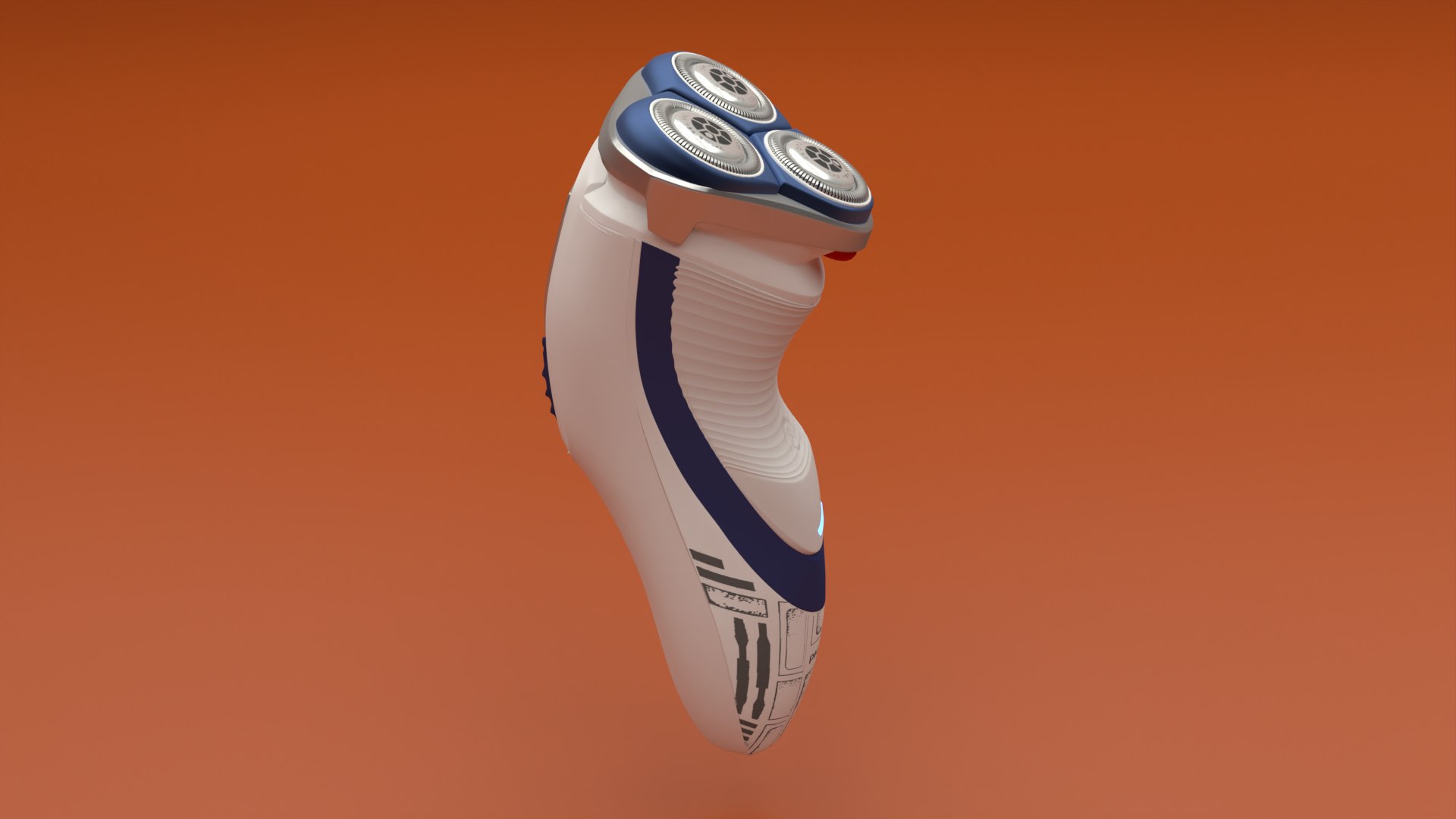 3D Electric Razor R2d2 Edition - TurboSquid 1714761