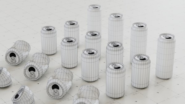 3D garbage cans beverage 24 model - TurboSquid 1323082