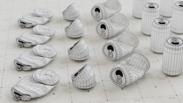 캔 쓰레기 24 개 유형 - PBR AssetKit 3D 모델 - TurboSquid 1323082