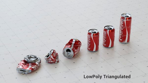 modelo 3d Contenedores de basura, bebidas, 24 tipos - PBR AssetKit ...