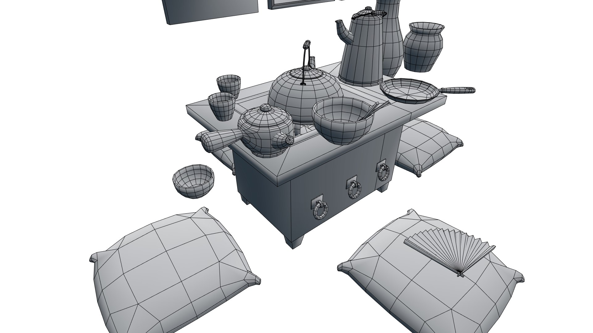 Low-poly Asset Japanese Pbr 3D Model - TurboSquid 1523815