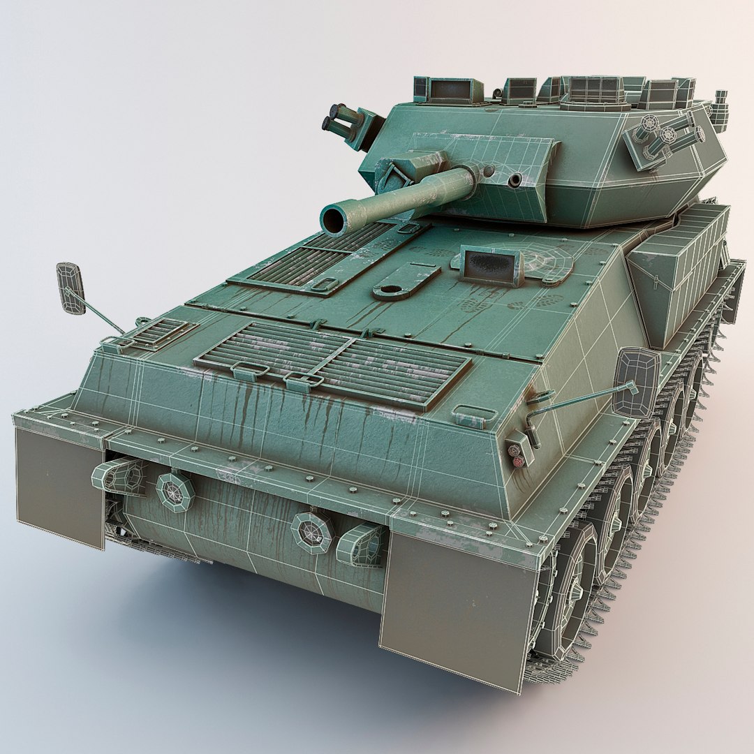 British Fv101 Scorpion Tank 3d 3ds