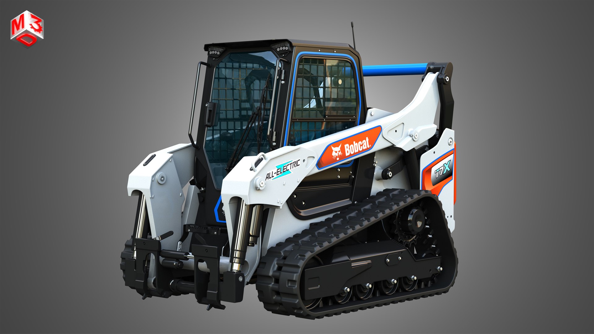 3D Compact and Quad Track Loaders Package - 4 Items - TurboSquid 2154144