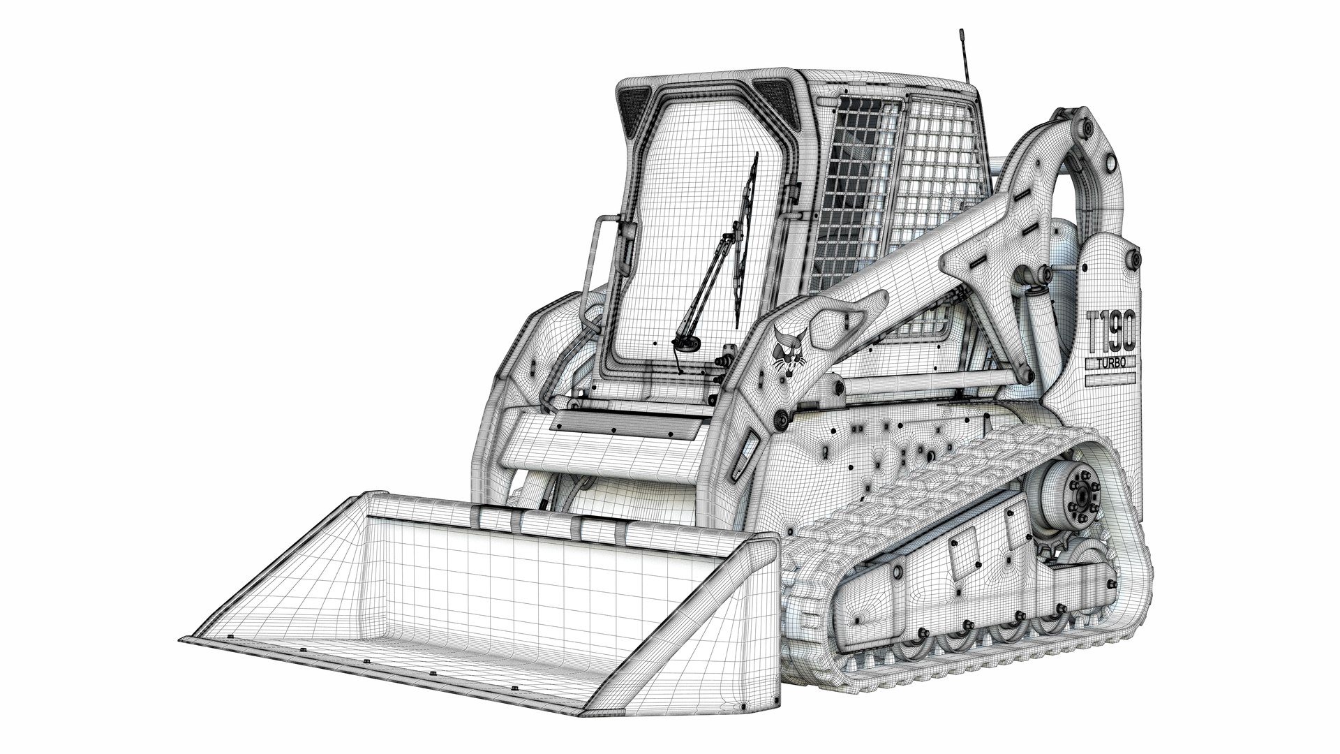 3D Compact and Quad Track Loaders Package - 4 Items - TurboSquid 2154144