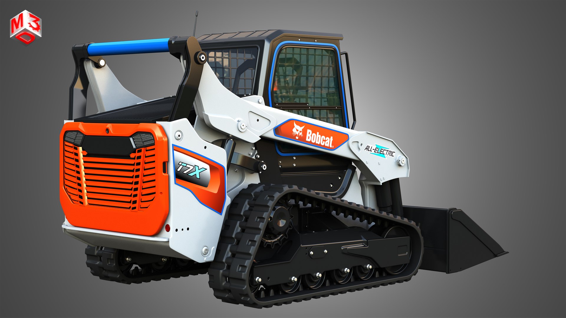 3D Compact and Quad Track Loaders Package - 4 Items - TurboSquid 2154144