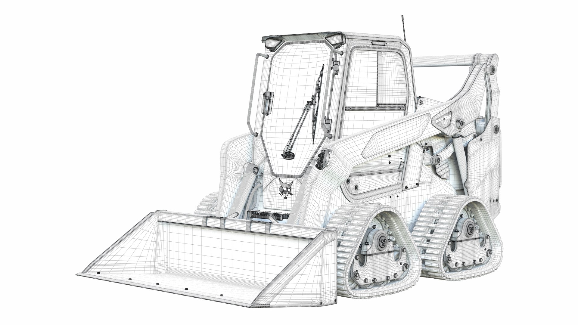 3D Compact and Quad Track Loaders Package - 4 Items - TurboSquid 2154144